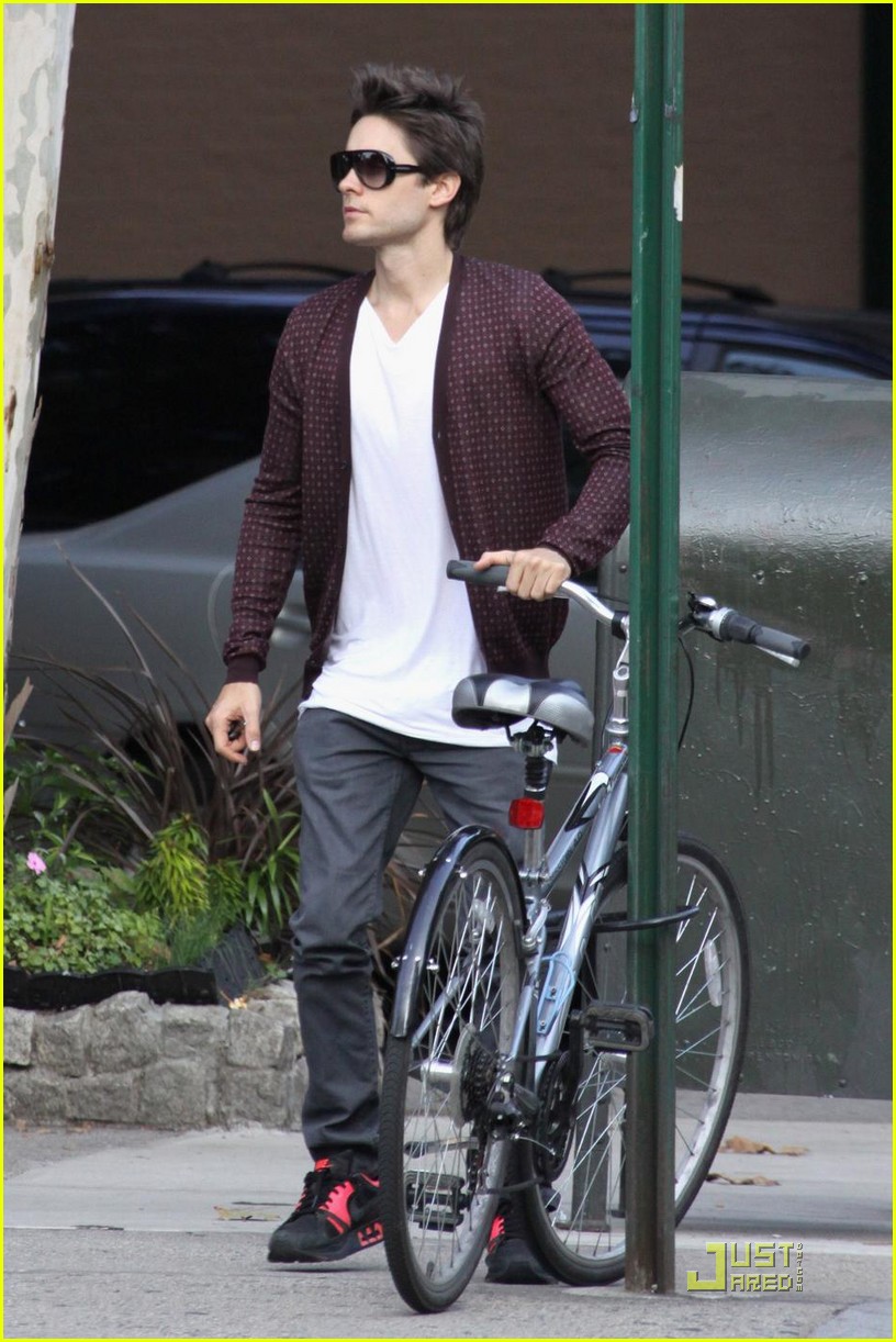 Jared Leto: Biker Boy: Photo 2228252 | Jared Leto Pictures | Just Jared