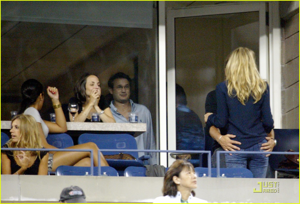 Sienna Miller & George Baker: U.S. Open PDA!: Photo 2188151 | George ...