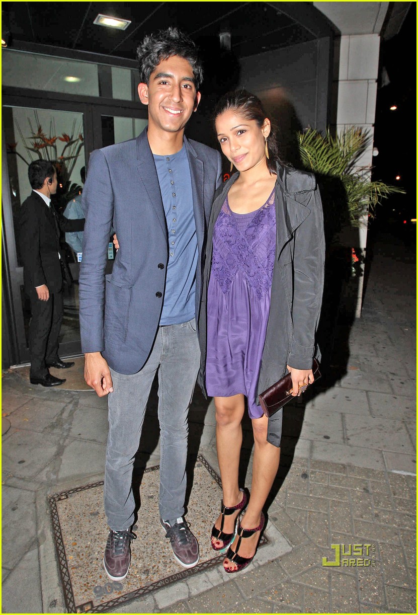 Freida Pinto & Dev Patel Climb The Mango Tree: Photo 2261692 | Dev ...