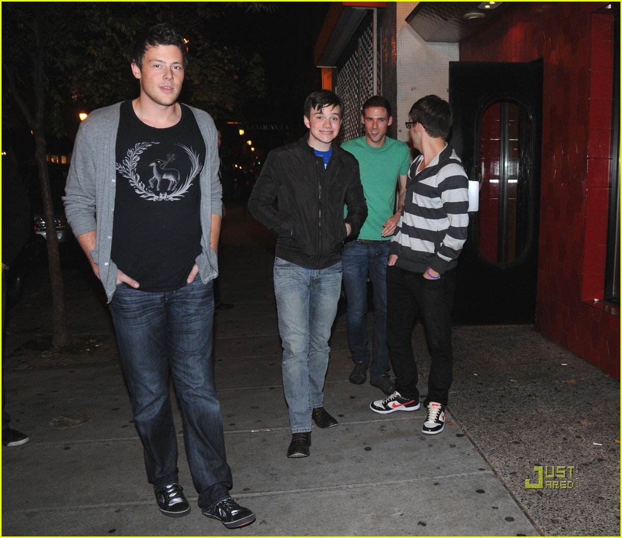 'Glee' Guys Hit Continental Midtown : Photo 2324341 | Chris Colfer ...