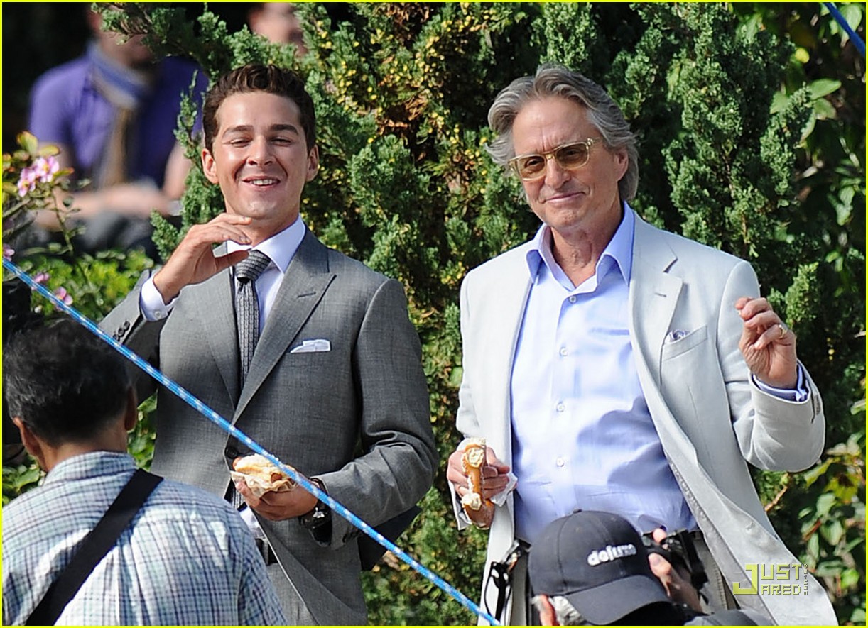Shia LaBeouf & Michael Douglas: Dapper Duo: Photo 2273732 | Michael ...