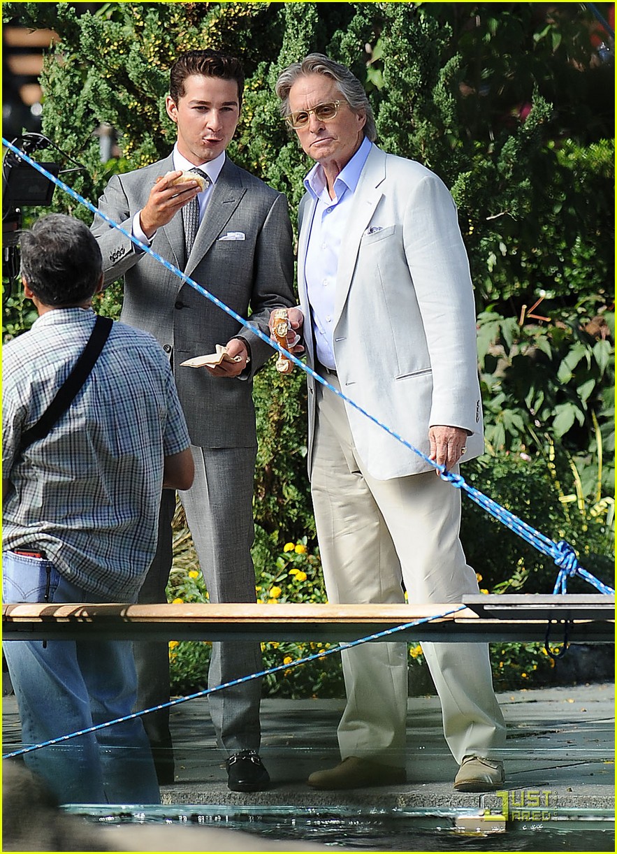 Shia LaBeouf & Michael Douglas: Dapper Duo: Photo 2273762 | Michael ...