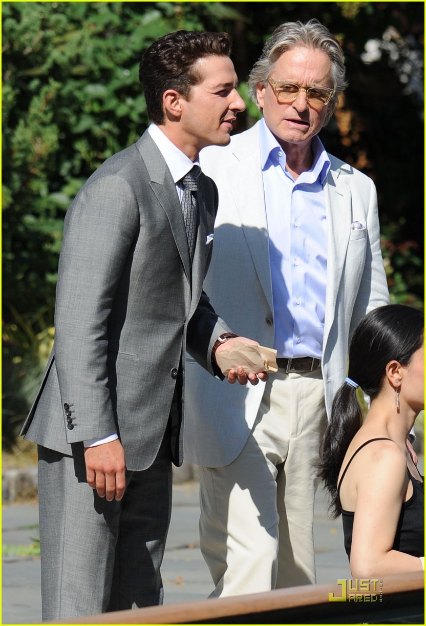 Shia LaBeouf & Michael Douglas: Dapper Duo: Photo 2273772 | Michael ...