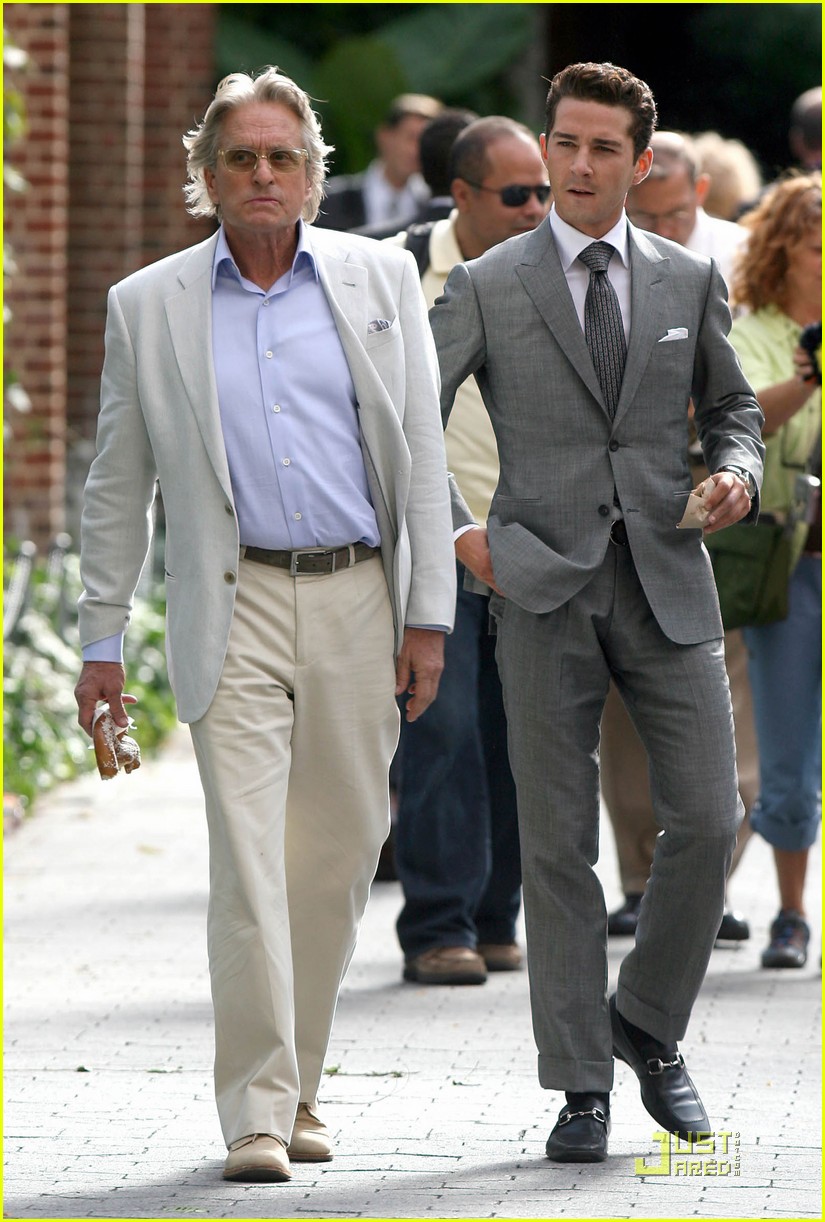 Shia LaBeouf & Michael Douglas: Dapper Duo: Photo 2273812 | Michael ...