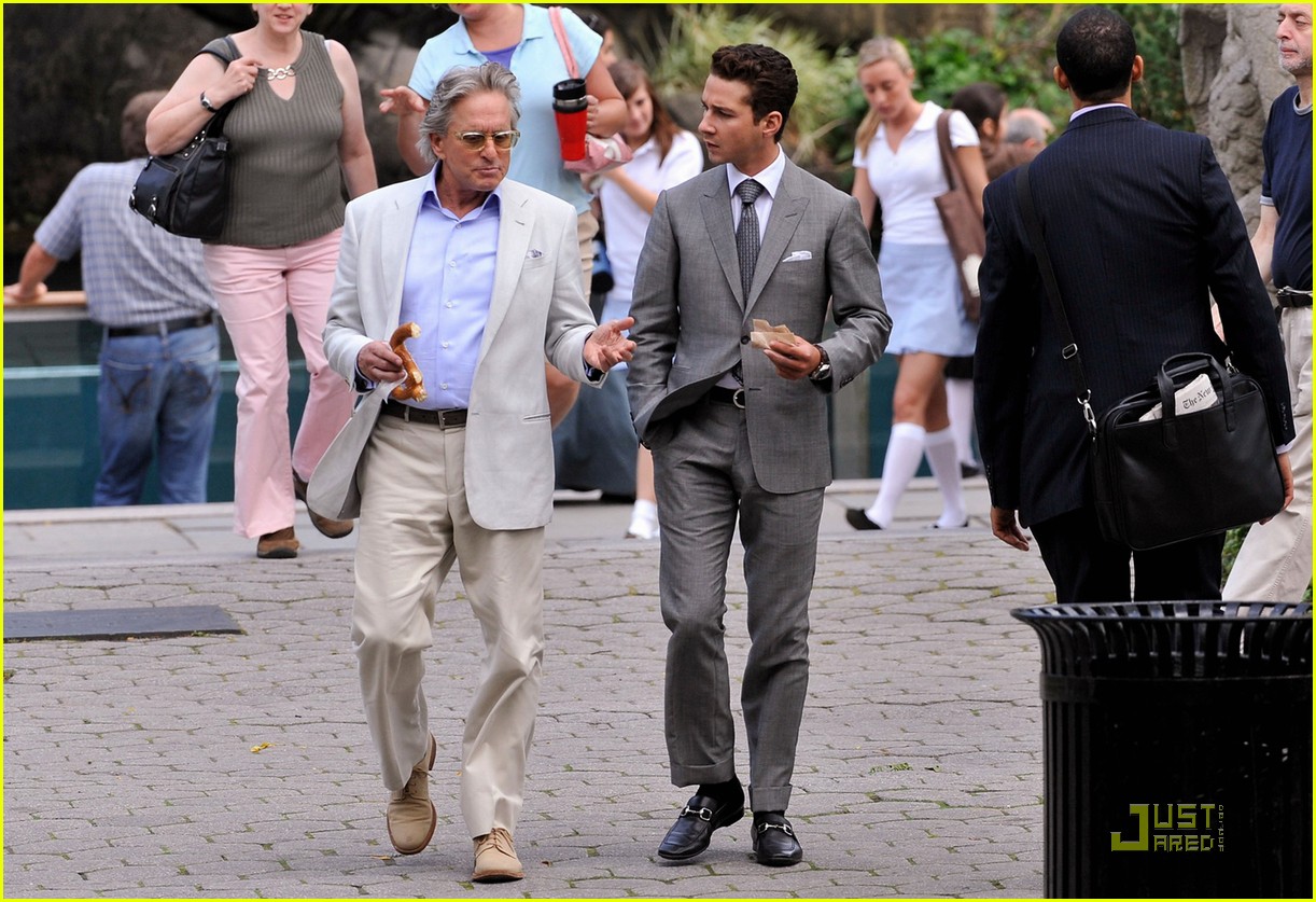 Shia LaBeouf & Michael Douglas: Dapper Duo: Photo 2273872 | Michael ...