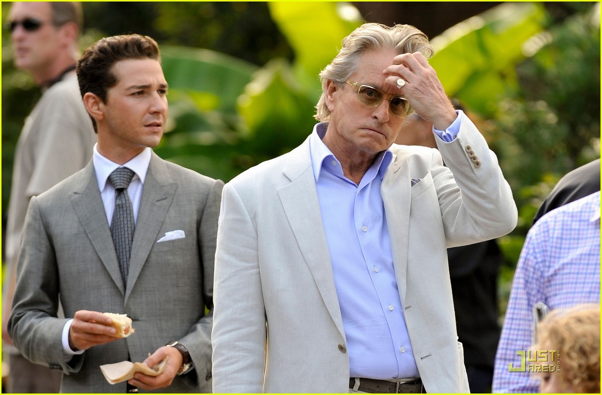 Shia LaBeouf & Michael Douglas: Dapper Duo: Photo 2273882 | Michael ...