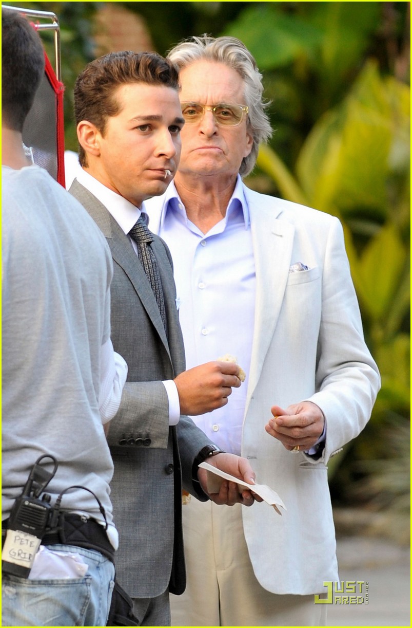 Shia LaBeouf & Michael Douglas: Dapper Duo: Photo 2273892 | Michael ...
