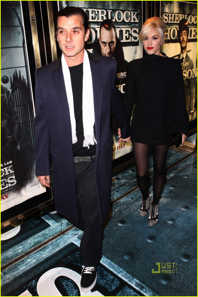 Gwen Stefani & Gavin Rossdale Premiere 'Sherlock Holmes': Photo 2401799 ...