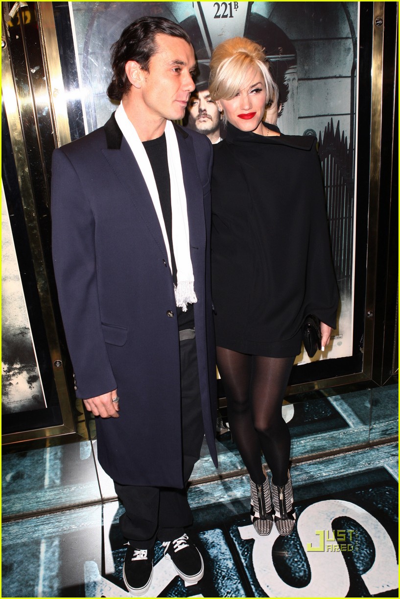 Gwen Stefani & Gavin Rossdale Premiere 'Sherlock Holmes': Photo 2401803 ...