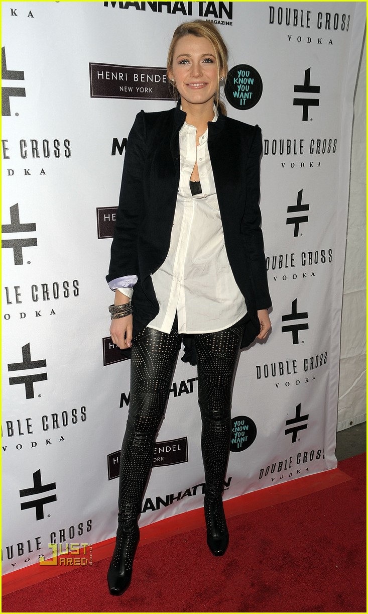 Blake Lively Rocks Perforated Thigh-High-Boots: Photo 2407969 | Blake ...