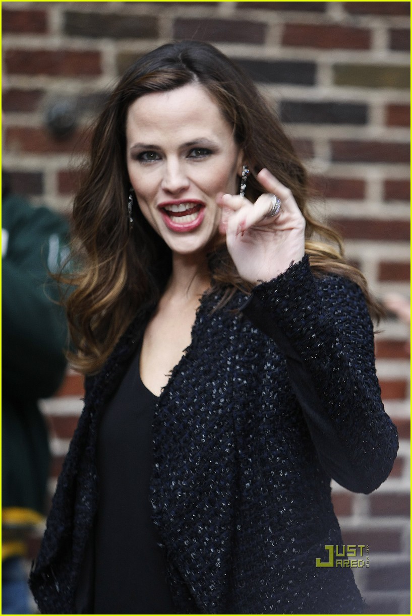 Jennifer Garner Talks 'Valentine's Day' with David Letterman : Photo ...