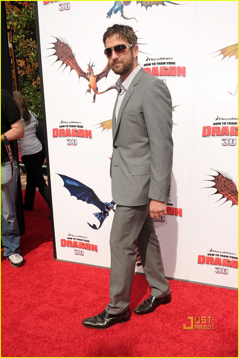 Gerard Butler Premieres 'How to Train Your Dragon': Photo 2436288 ...