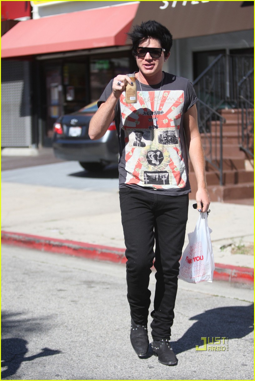 Adam Lambert Caffeinates Before Visiting Canada: Photo 2441015 | Adam ...