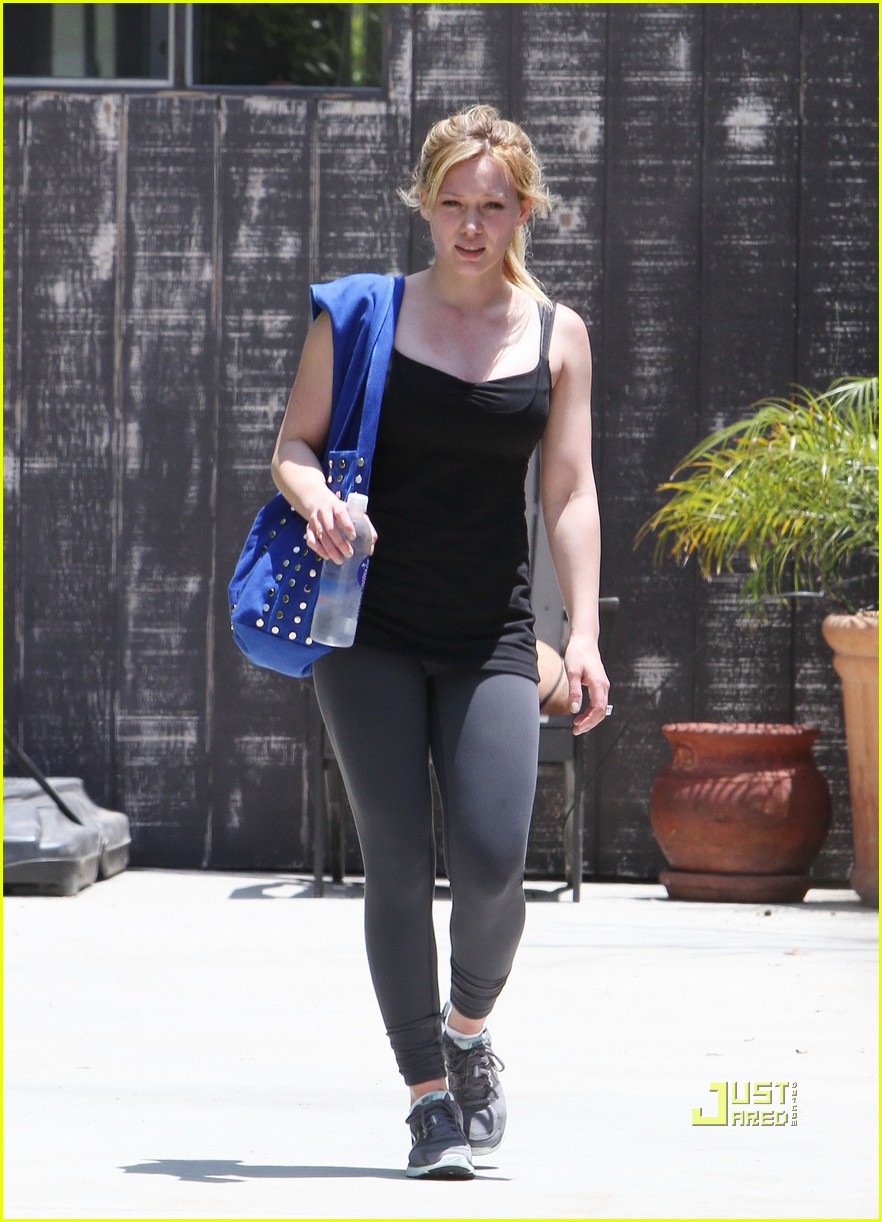 Hilary Duff & Mike Comrie: Workout Partners!: Photo 2460795 | Harley ...