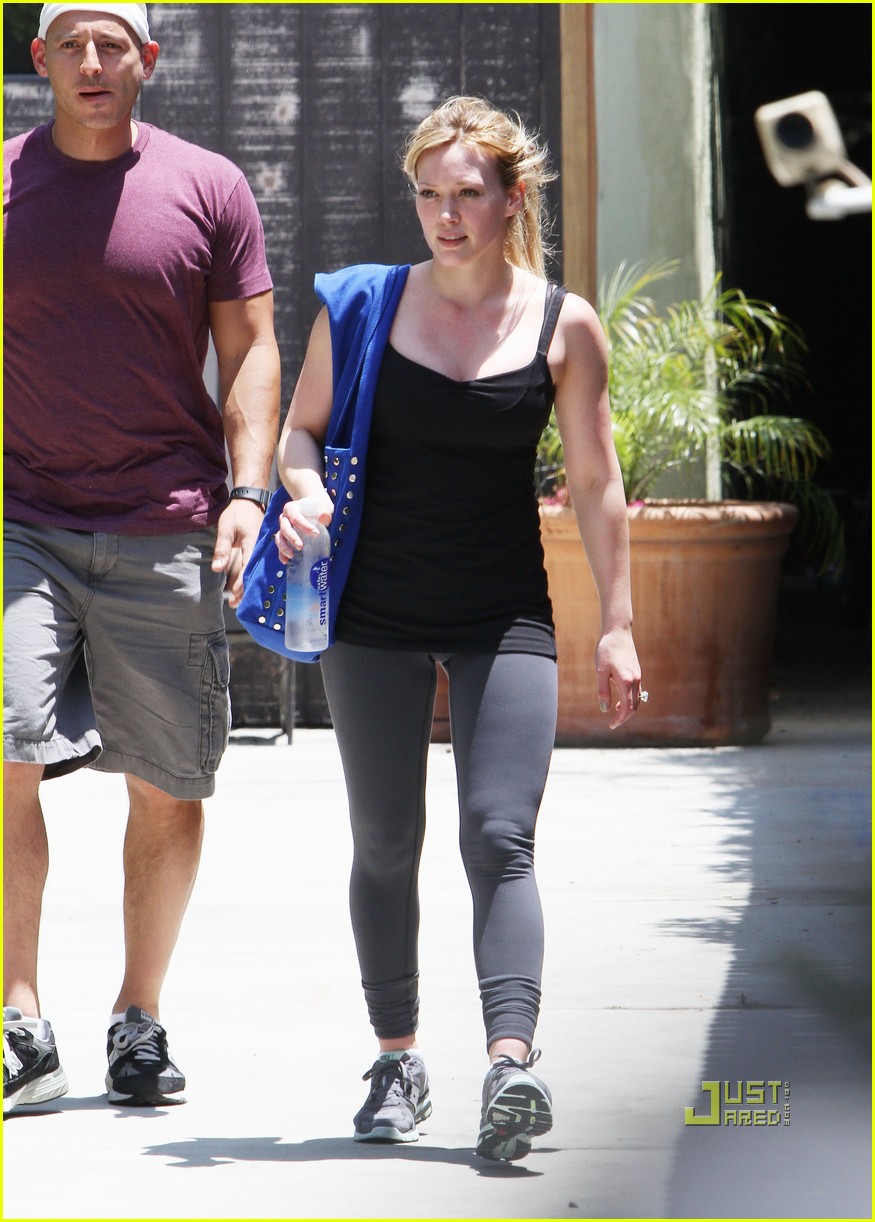 Hilary Duff & Mike Comrie: Workout Partners!: Photo 2460798 | Harley ...