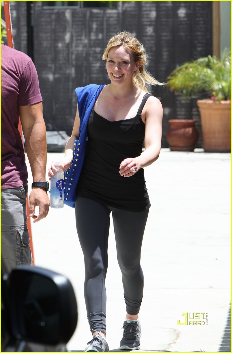 Hilary Duff & Mike Comrie: Workout Partners!: Photo 2460801 | Harley ...