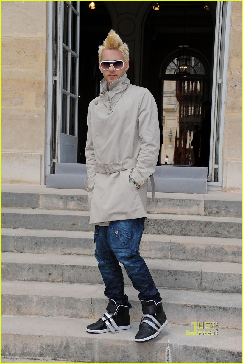 Jared Leto: Blonde Mohawk for Christian Dior!: Photo 2463776 | Jared ...