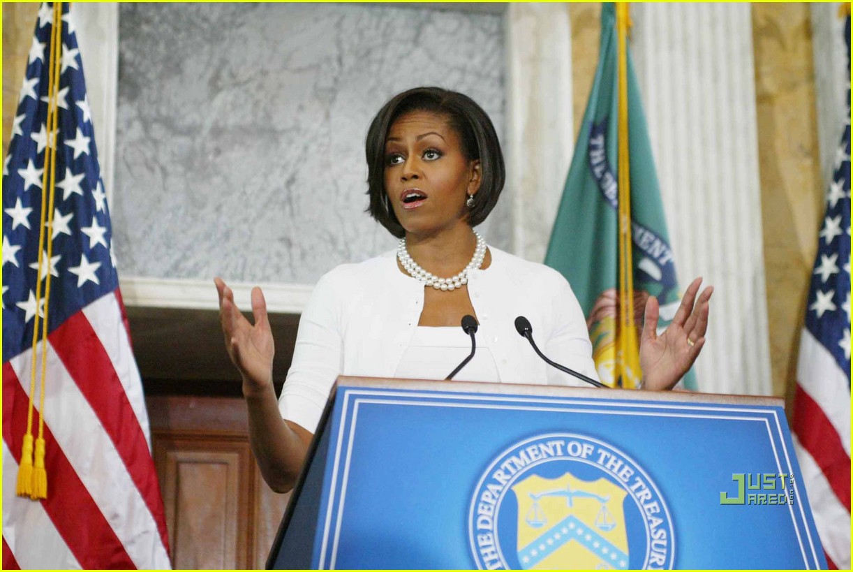 Michelle Obama Thanks Treasury Department: Photo 2464690 | Michelle ...