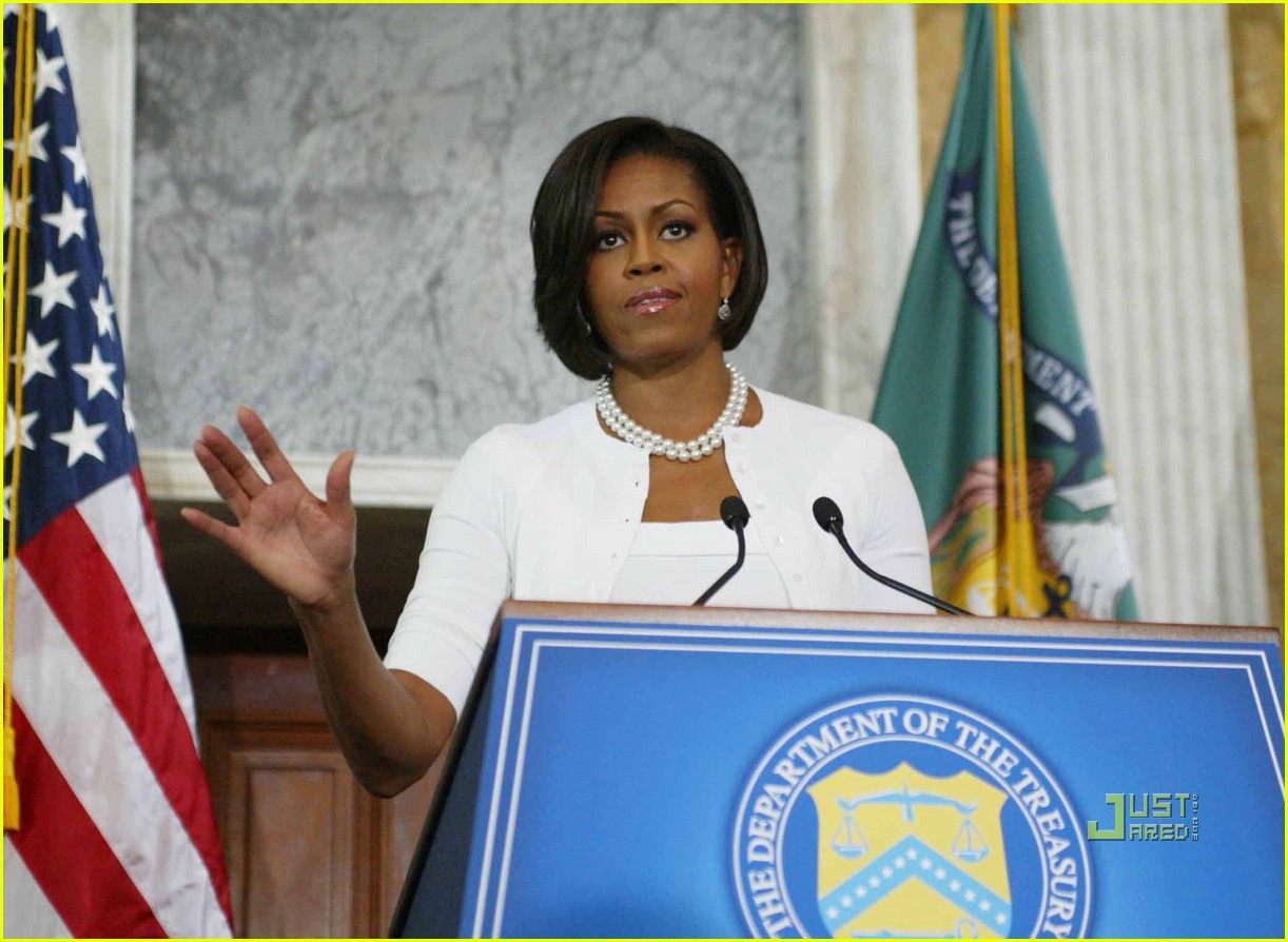 Michelle Obama Thanks Treasury Department: Photo 2464696 | Michelle ...