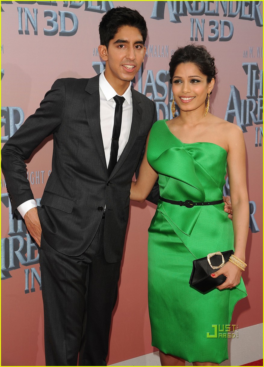 Freida Pinto & Dev Patel: 'Last Airbender' Premiere Couple: Photo ...