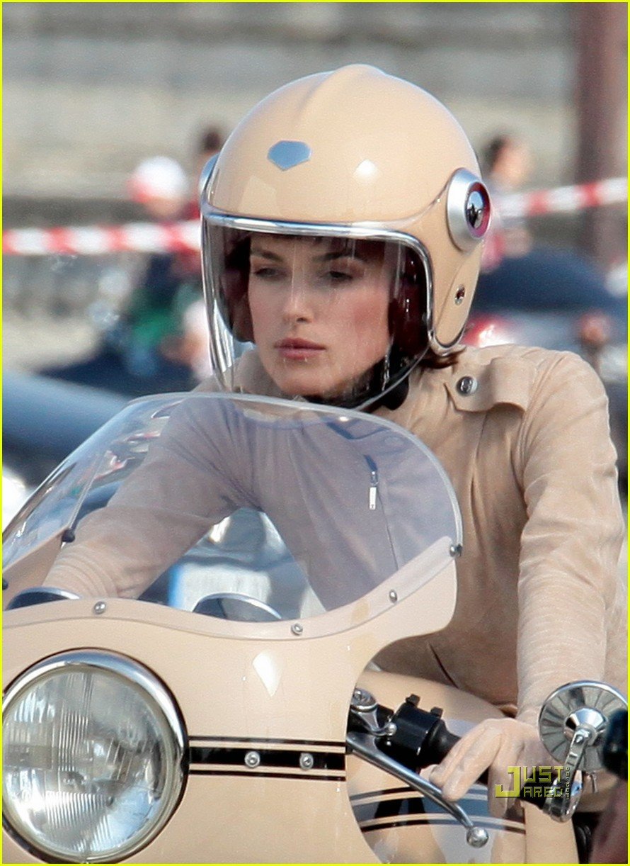 Keira Knightley Chanel Motorcycle