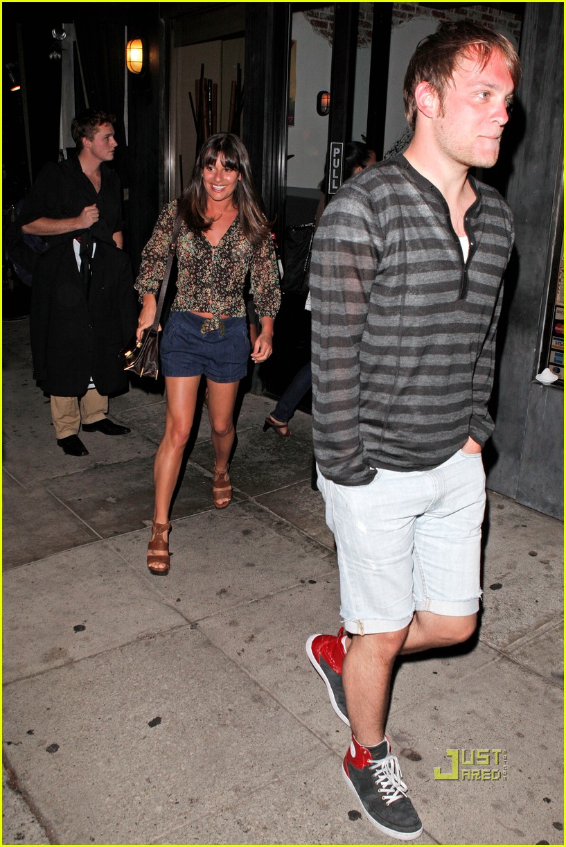 Lea Michele & Theo Stockman: Sushi Date Night!: Photo 2478118 | Chris ...