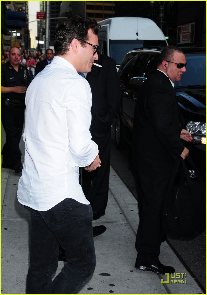 Joaquin Phoenix Apologizes To David Letterman: Photo 2482314 | Joaquin ...