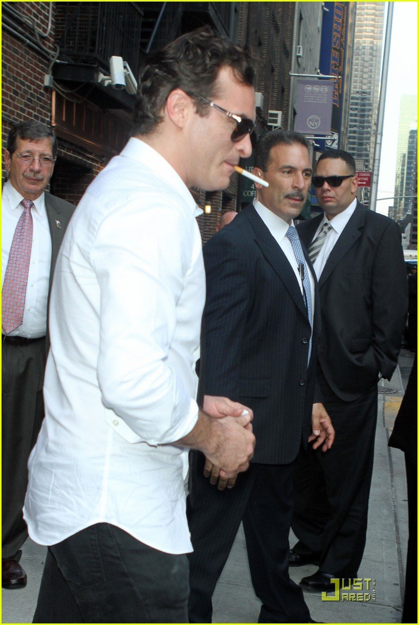Joaquin Phoenix Apologizes To David Letterman: Photo 2482316 | Joaquin ...