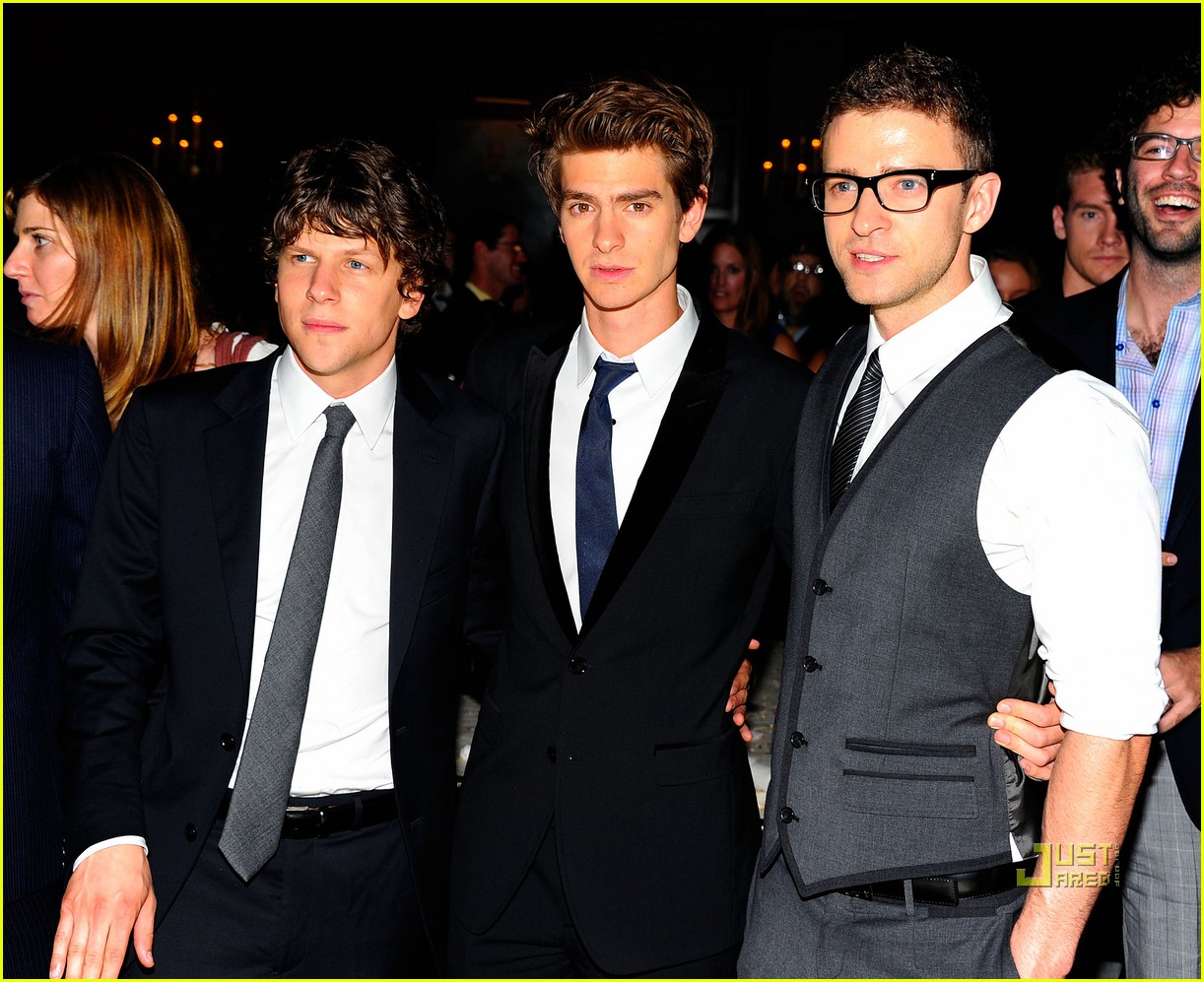 Justin Timberlake & Andrew Garfield: 'Social Network' Premiere!: Photo ...