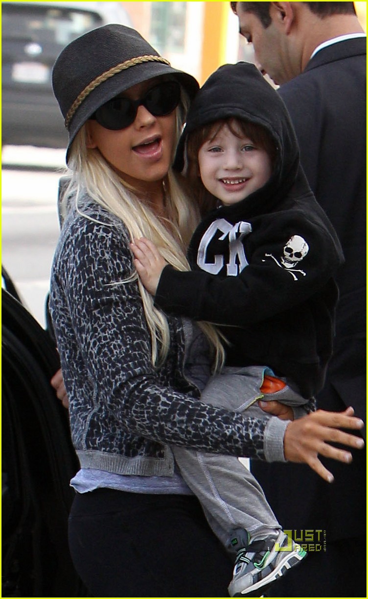 Christina Aguilera & Max: Smiles After Separation: Photo 2487421 ...