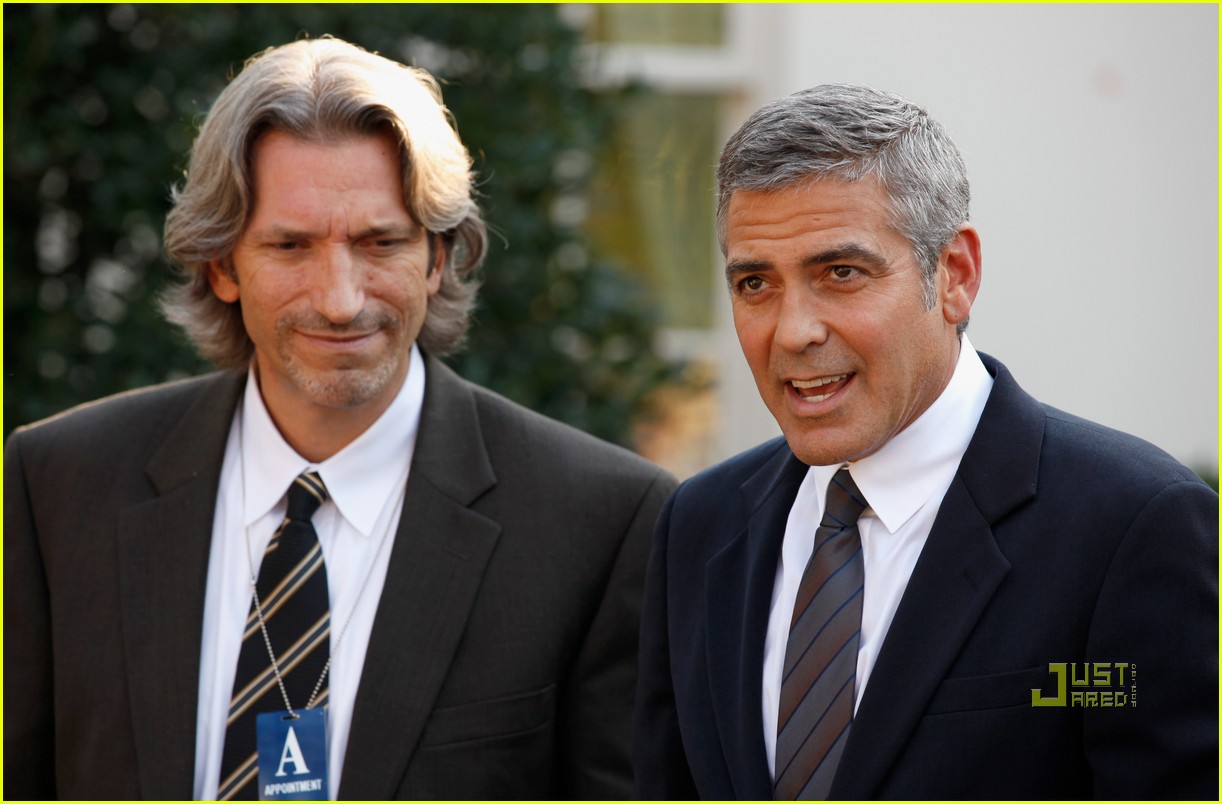 George Clooney: Meeting with Obama at The White House!: Photo 2486968 ...