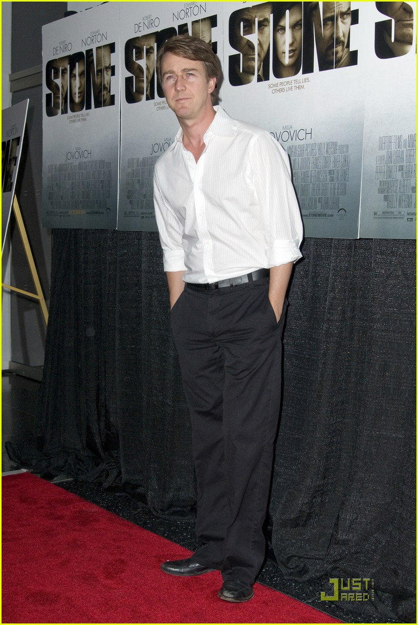 Milla Jovovich & Ed Norton: 'Stone' Stars: Photo 2485419 | Edward ...