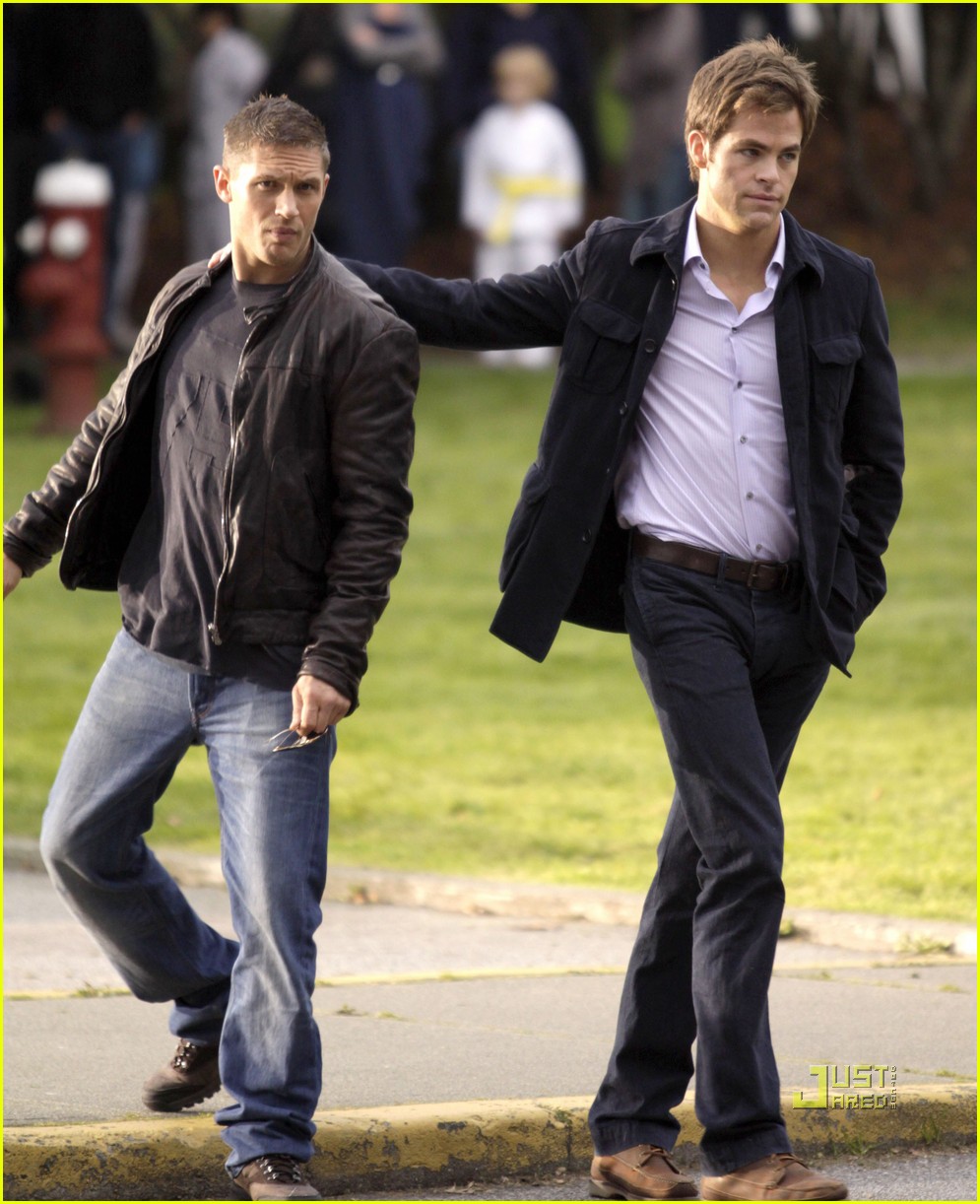 Chris Pine & Tom Hardy: 'War' Buddies: Photo 2489351 | Chris Pine, Tom ...