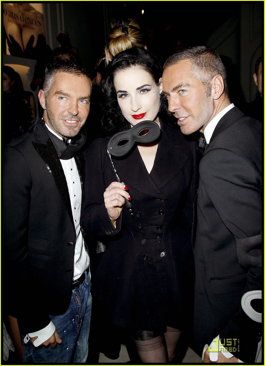 Dita Von Teese & Alessandra Ambrosio: Magnetic Masks: Photo 2484127 ...