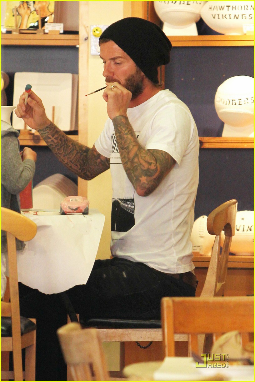 David Beckham: Color Me Mine with Cruz & Romeo!: Photo 2495211 ...