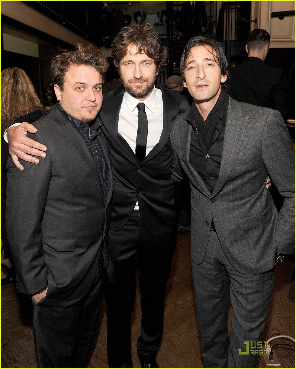 Gerard Butler & Adrien Brody: 'Let's Build A School For Haiti!': Photo ...