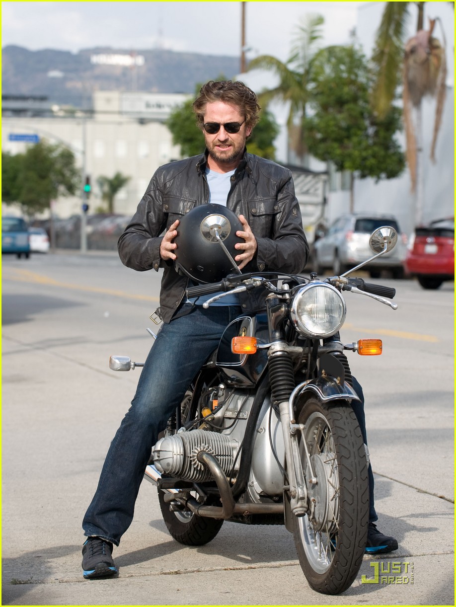 Gerard Butler: Motorcycle Man: Photo 2498323 | Gerard Butler Photos ...