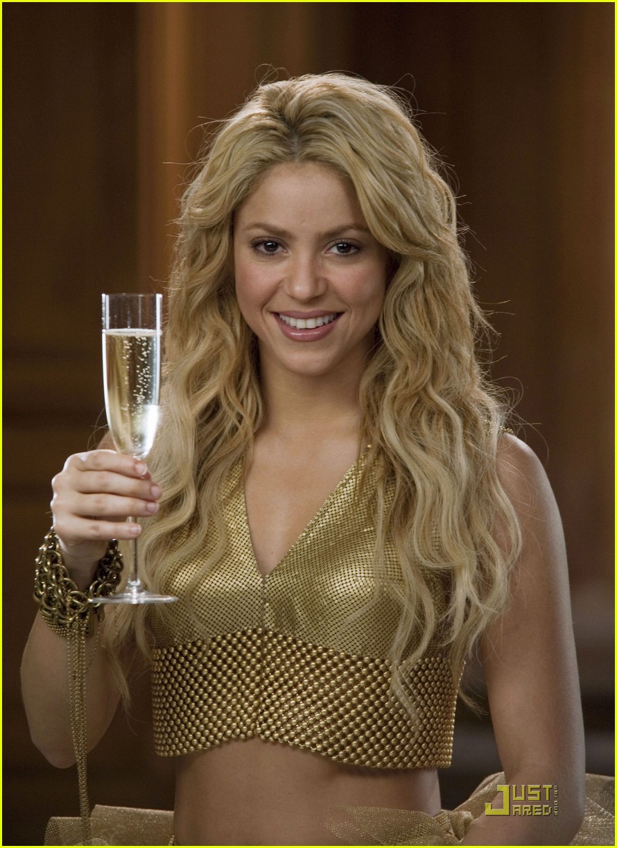 Shakira: Shimmery Shoot for Freixenet : Photo 2498440 | Shakira Photos ...