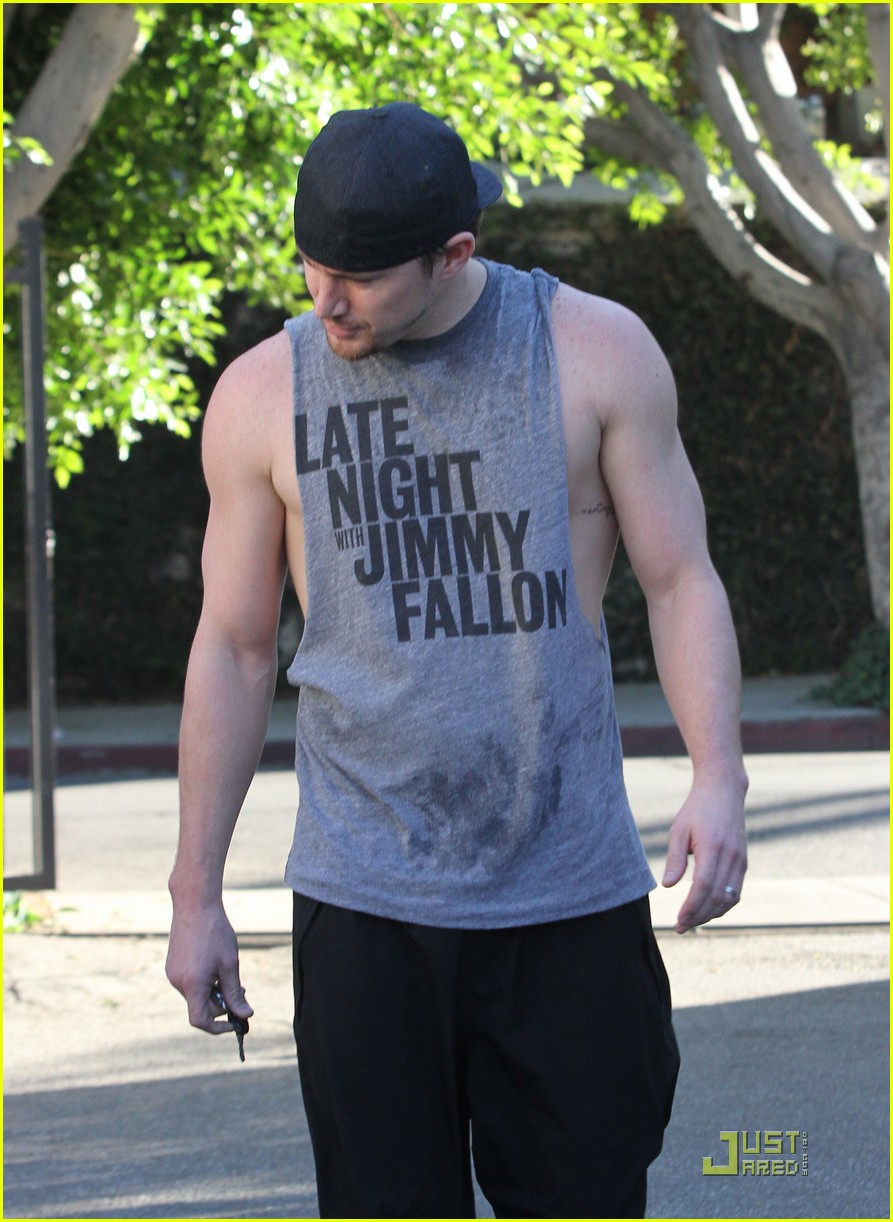 Channing Tatum: 'Jimmy Fallon' & Manchester Gym Clothes : Photo 2495289 ...