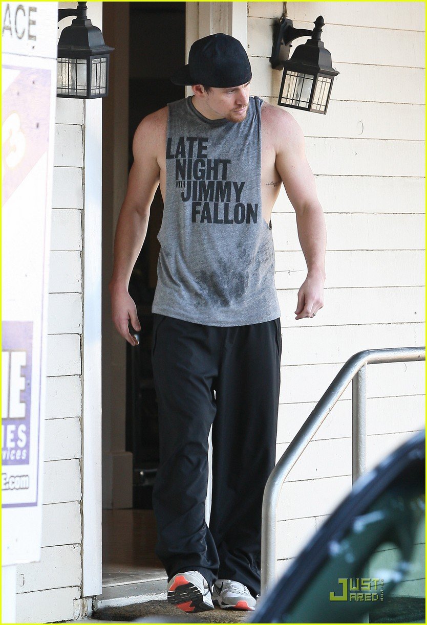 Channing Tatum: 'Jimmy Fallon' & Manchester Gym Clothes : Photo 2495293 ...