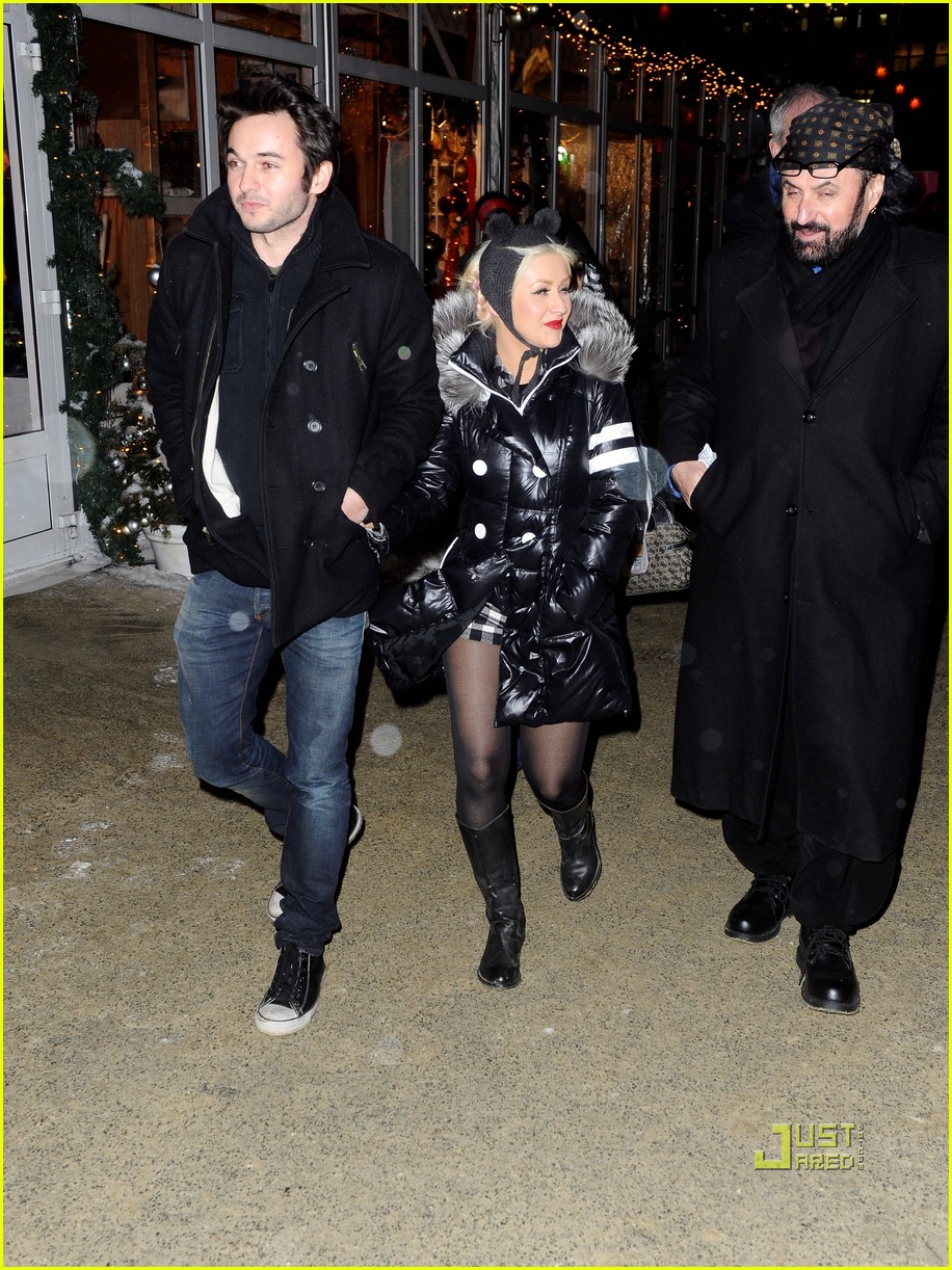 Christina Aguilera: Berlin Christmas Market with Matt Rutler!: Photo ...