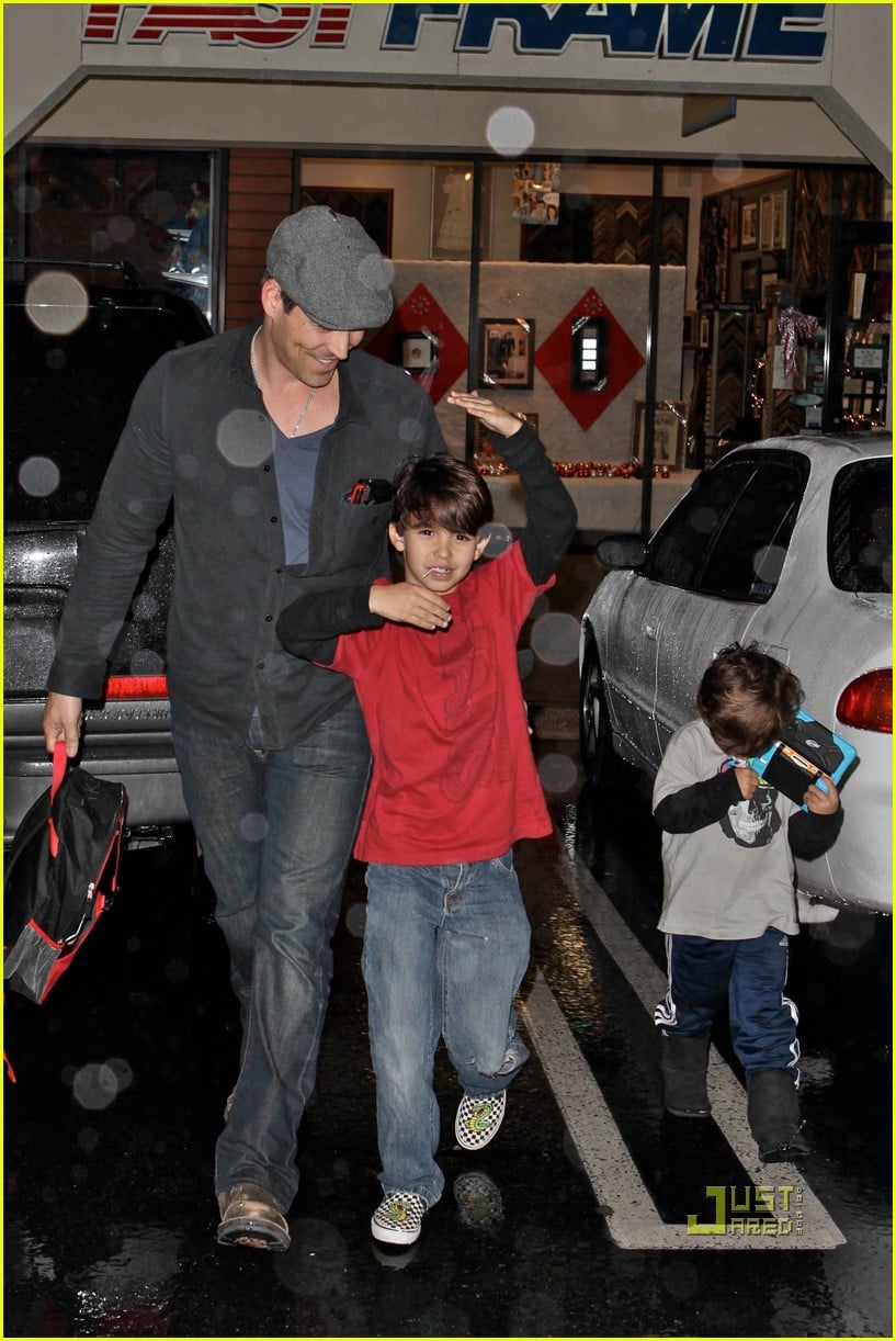 Eddie Cibrian: Haircuts for Mason & Jake!: Photo 2505035 | Celebrity ...