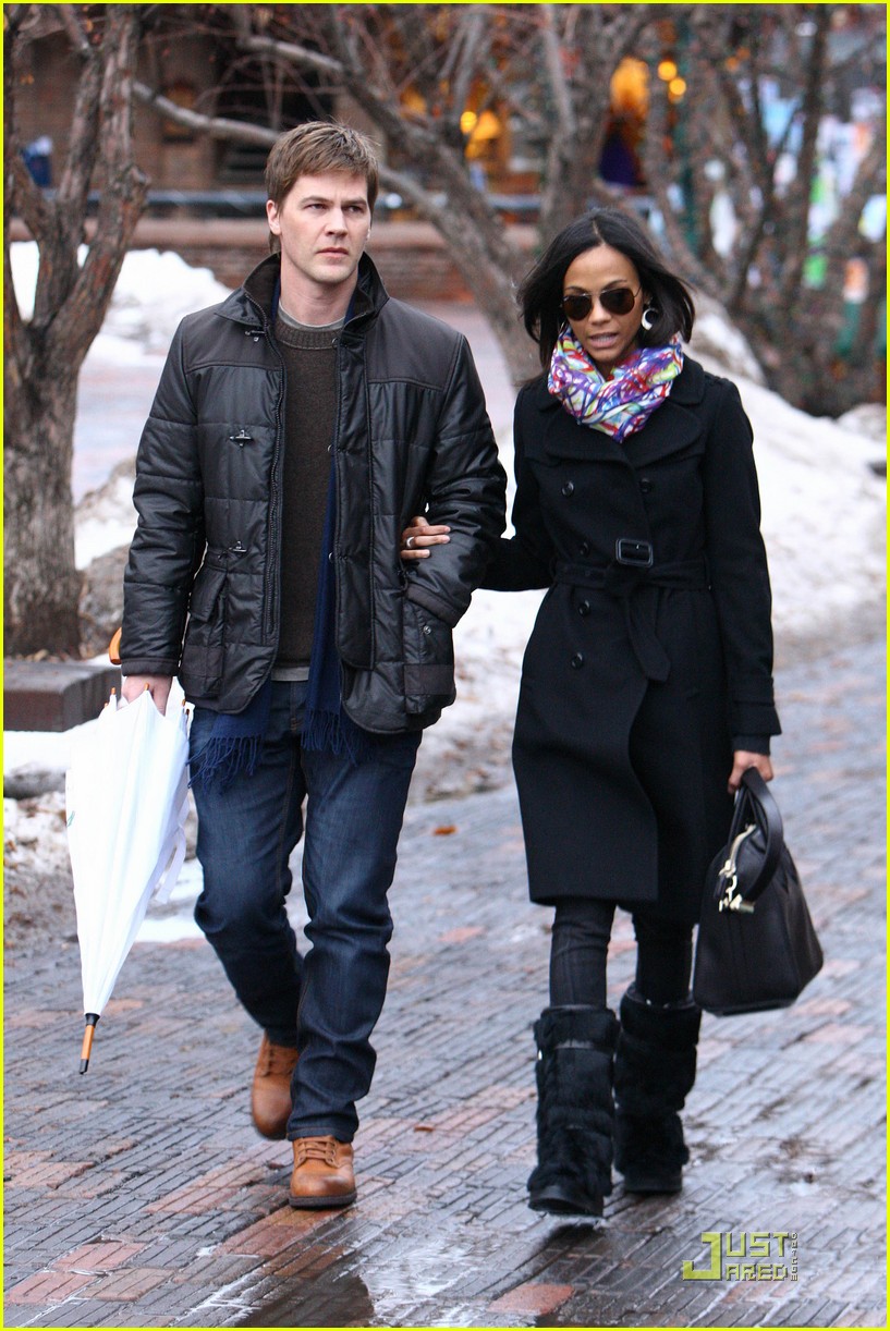 Zoe Saldana: Aspen with Keith Britton!: Photo 2505481 | Keith Britton ...