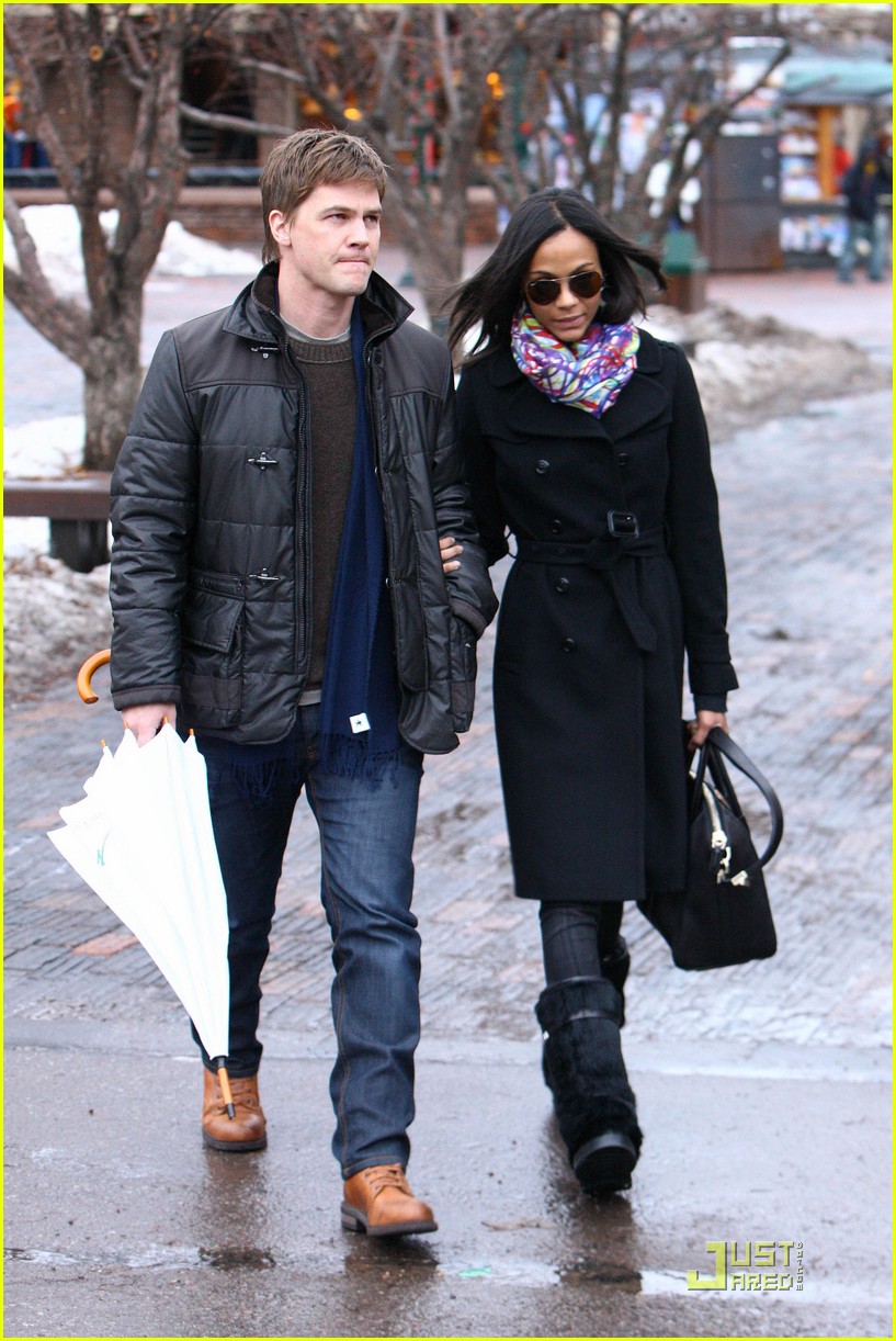 Zoe Saldana: Aspen with Keith Britton!: Photo 2505483 | Keith Britton ...