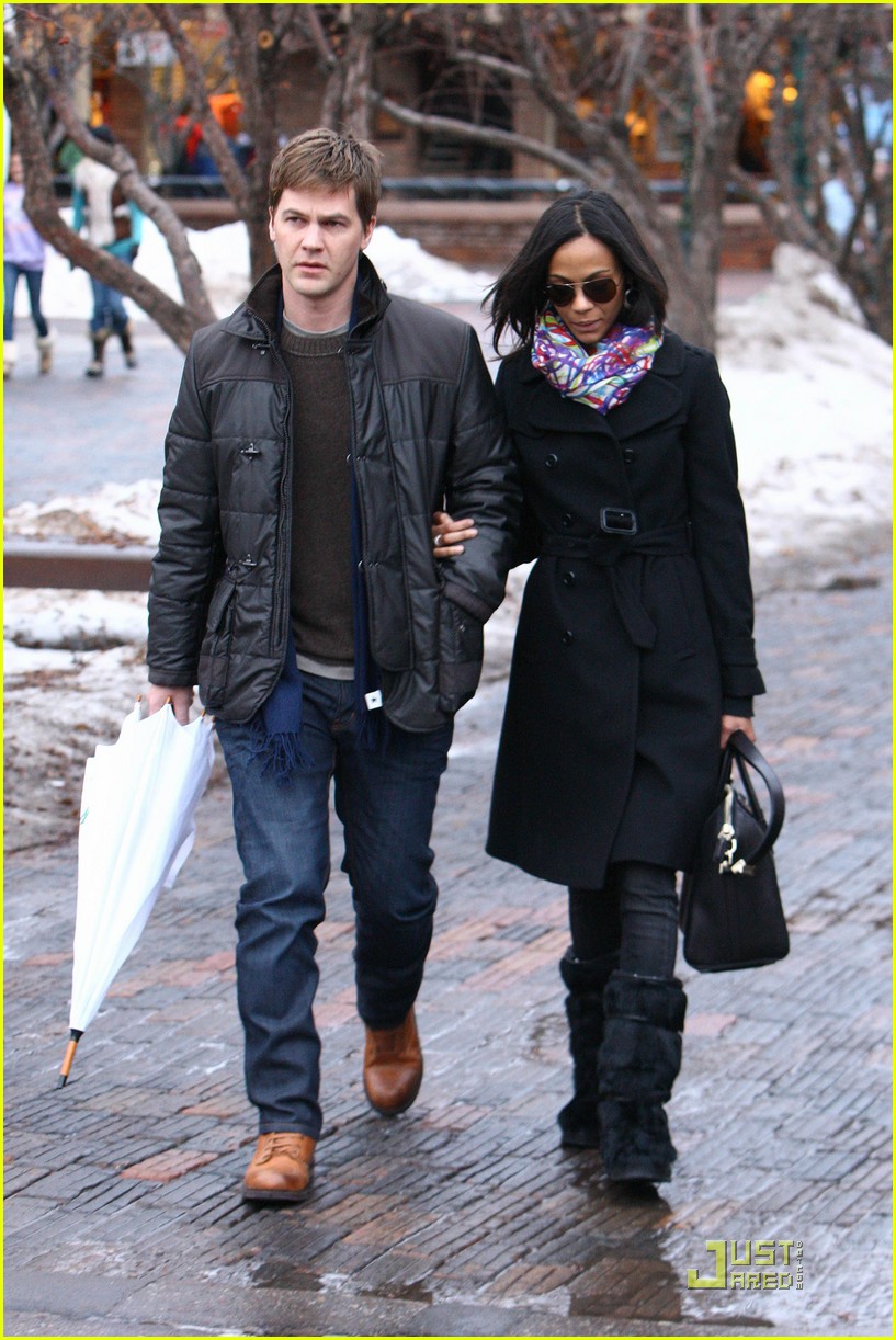 Zoe Saldana: Aspen with Keith Britton!: Photo 2505489 | Keith Britton ...