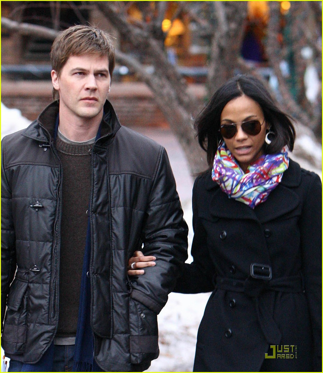 Zoe Saldana: Aspen with Keith Britton!: Photo 2505490 | Keith Britton ...