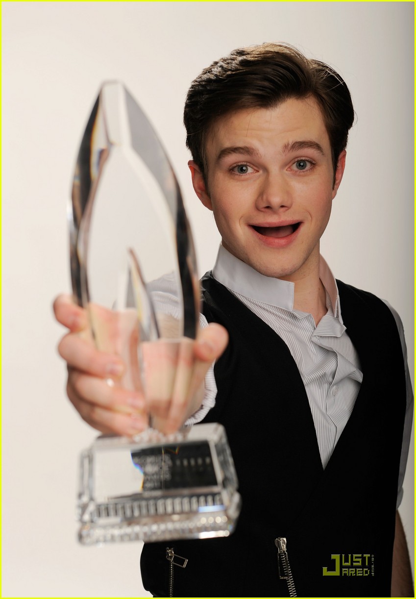 Chris Colfer & Cory Monteith: Glee Wins At People's Choice: Photo ...