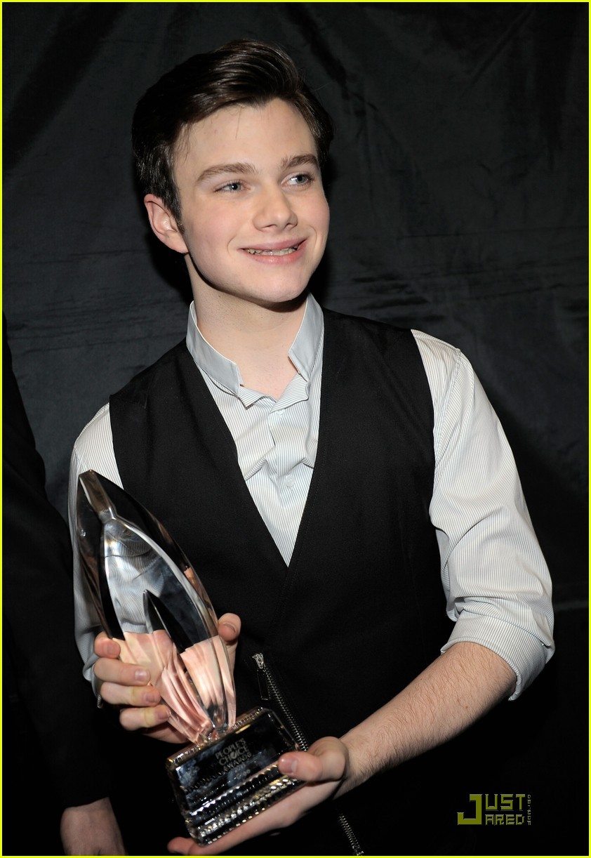 Chris Colfer & Cory Monteith: Glee Wins At People's Choice: Photo ...