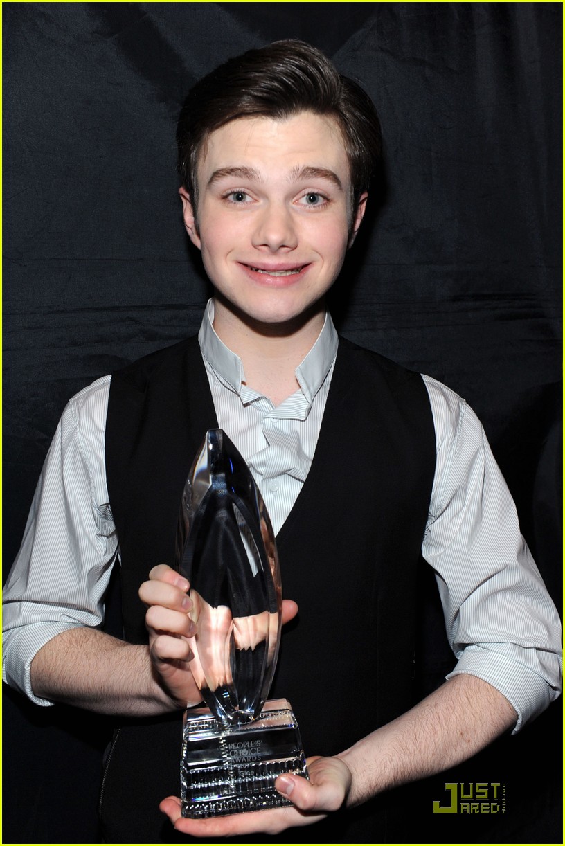 Chris Colfer & Cory Monteith: Glee Wins At People's Choice: Photo ...