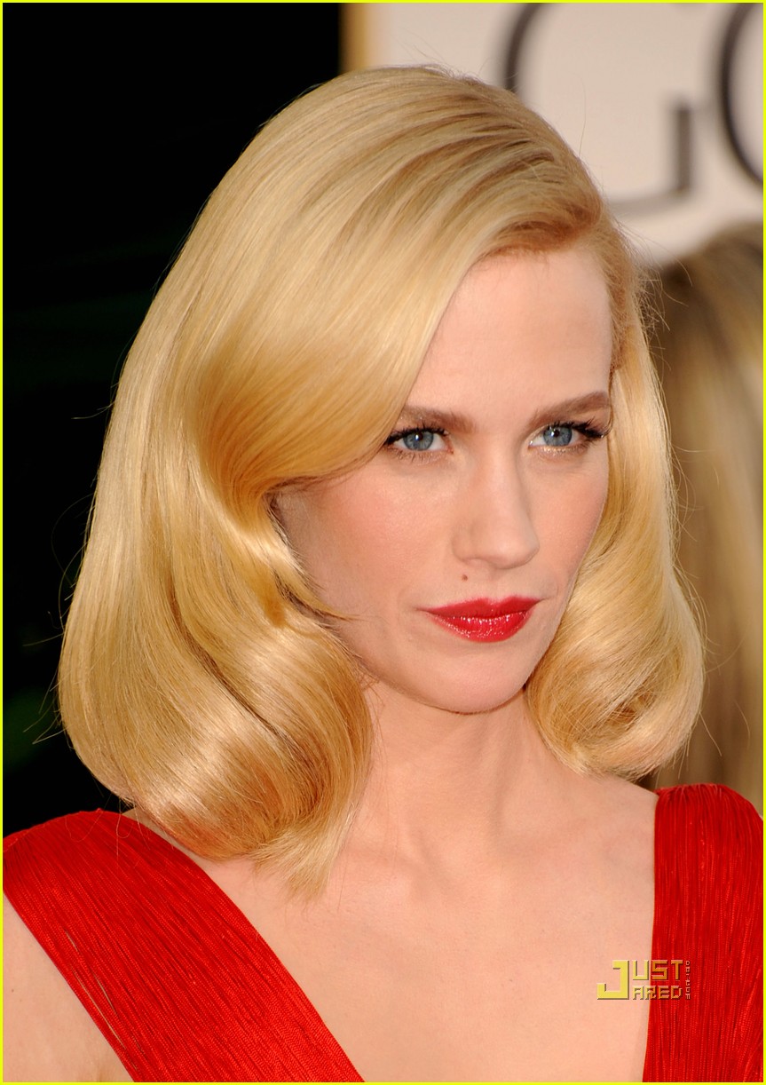 January Jones - Golden Globes 2011 Red Carpet: Photo 2511801 | 2011 ...